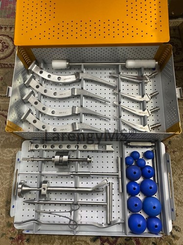 Modular Bipolar and Total Hip Replacement System Instruments Set in ...