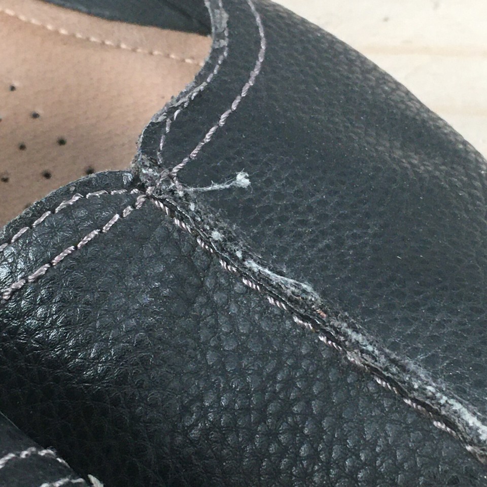 Croft & Barrow Shoes Womens 8 M Margo Mary Jane Black Faux Leather ...