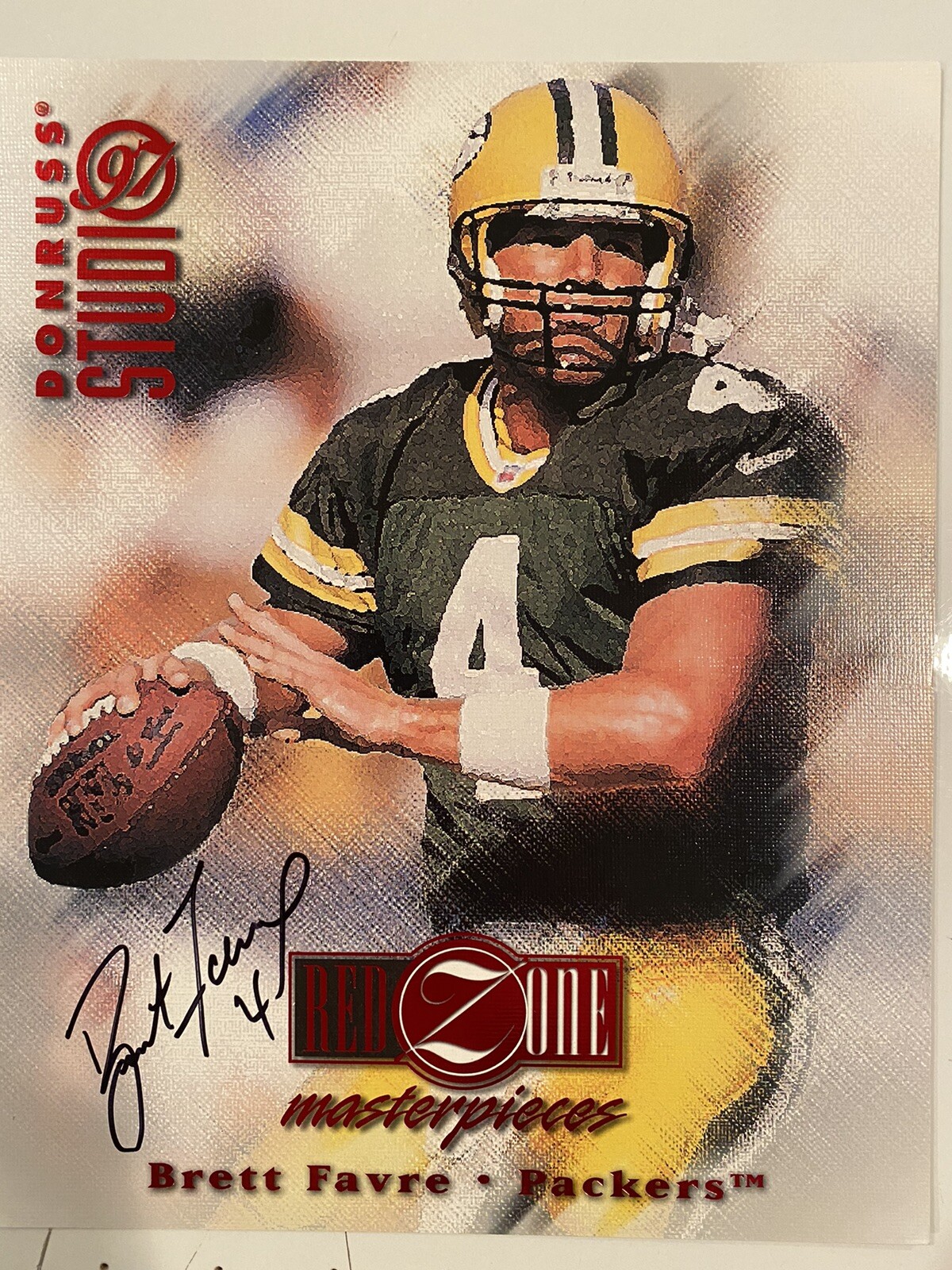 Brett Favre Autographed/Signed 8x10 Photo Green Bay Packers- Donruss ...
