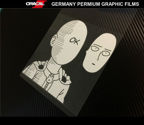 One Punch Man Anime Saitama OK JDM Car Decal vinyl Sticker_165 mm x 170 ...
