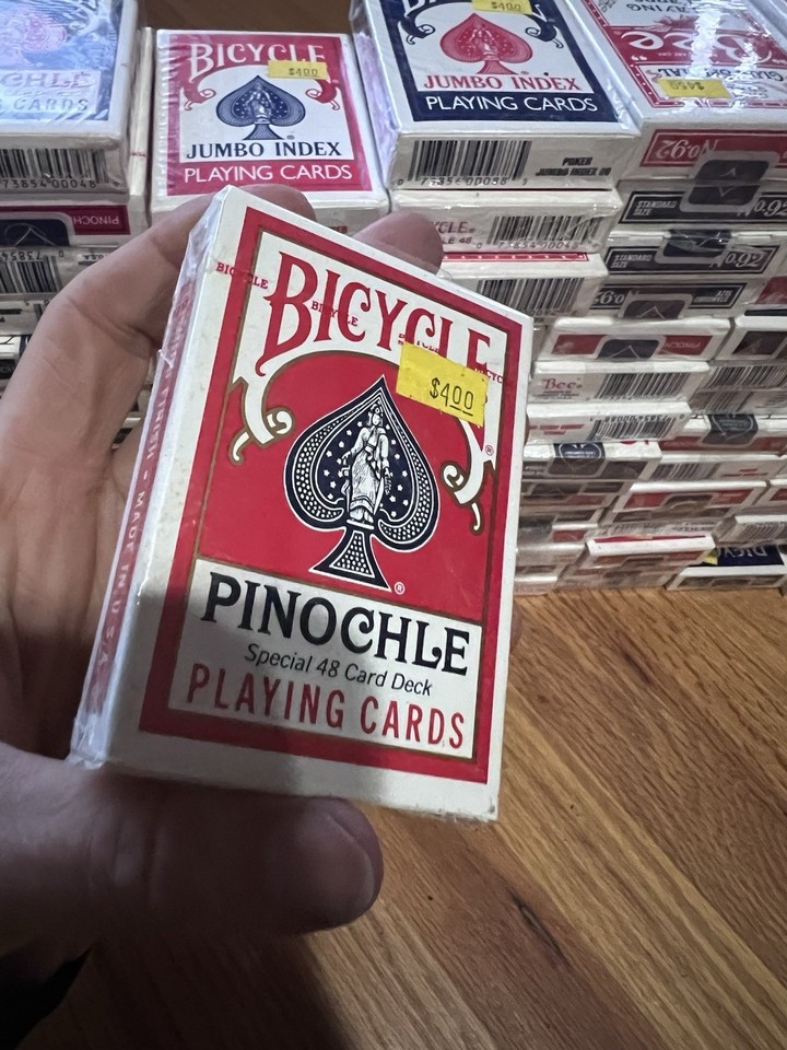 New Decks Bicycle Pinochle Bee Playing Cards Sealed 30 Lot Gaming Deck ...