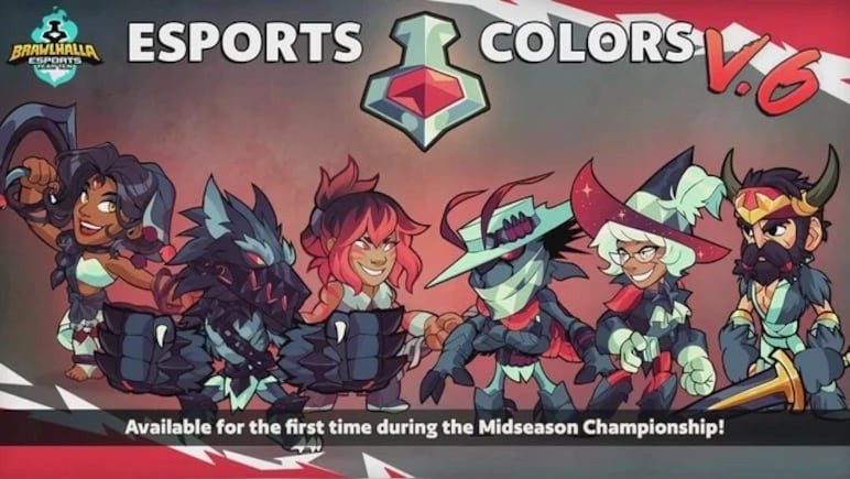 Brawlhalla: 5 Esports Colors V6 - All Platforms Instant Delivery | eBay