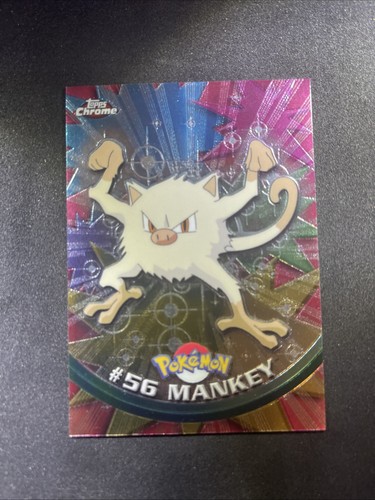1999 Topps Chrome Pokemon TV Series 1 Mankey | eBay