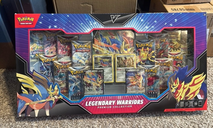 Pokemon TCG Legendary Warriors Premium Collection New Factory Sealed IN ...