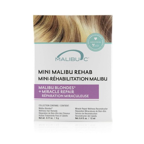 Mini Rehab Malibu Blondes - Contains 2 Hair Remedy Packets - Vitamin ...