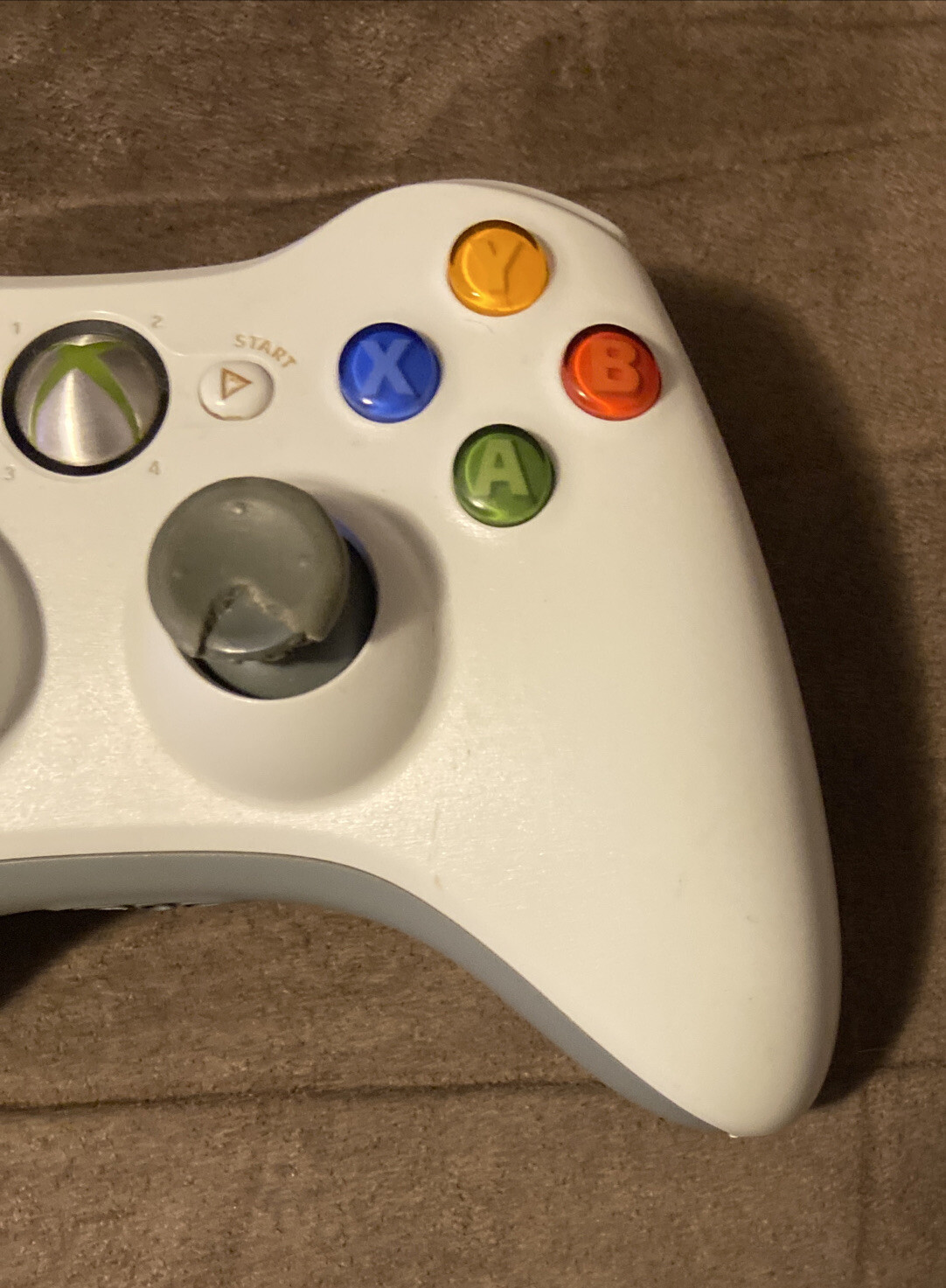 Official Microsoft Xbox 360 White Controller! Works Great! Fast Ship ...