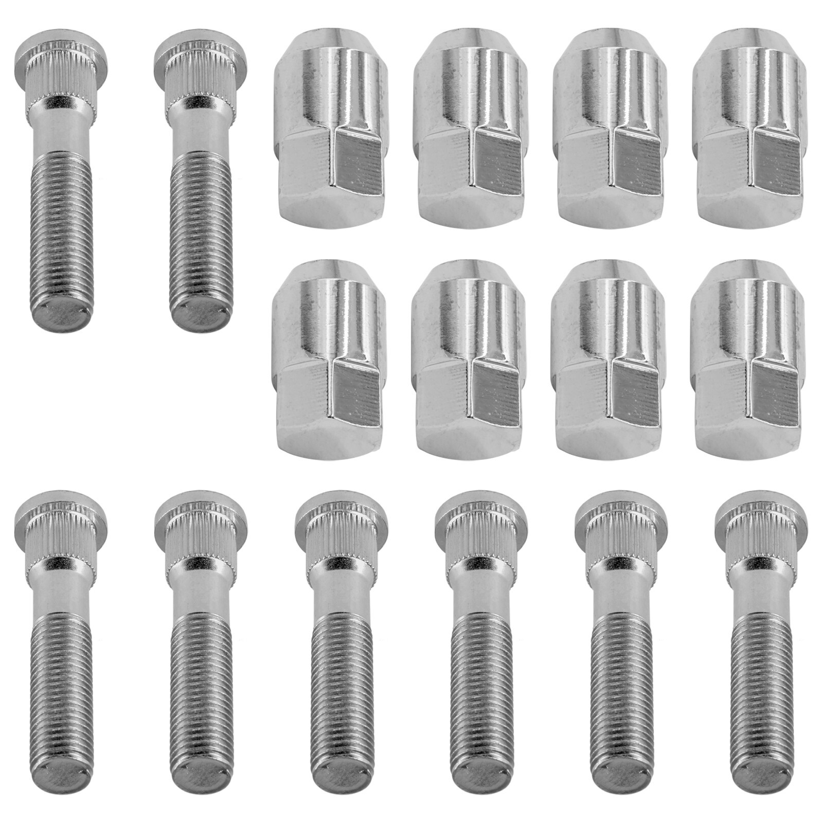 Front & Rear Wheel Lug Nuts & Bolts For Polaris Ranger 1000 2018-2021 ...