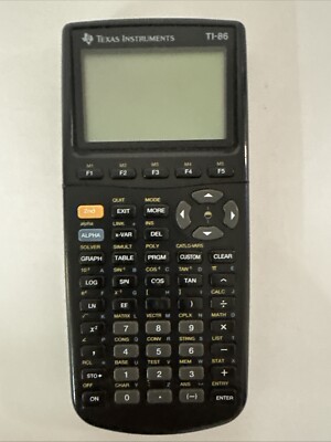 Texas Instruments Ti-86 Graphing Calculator With Cover | eBay