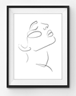 One Line Prints Modern Wall Art Minimalist Design Fashion Stylish ...