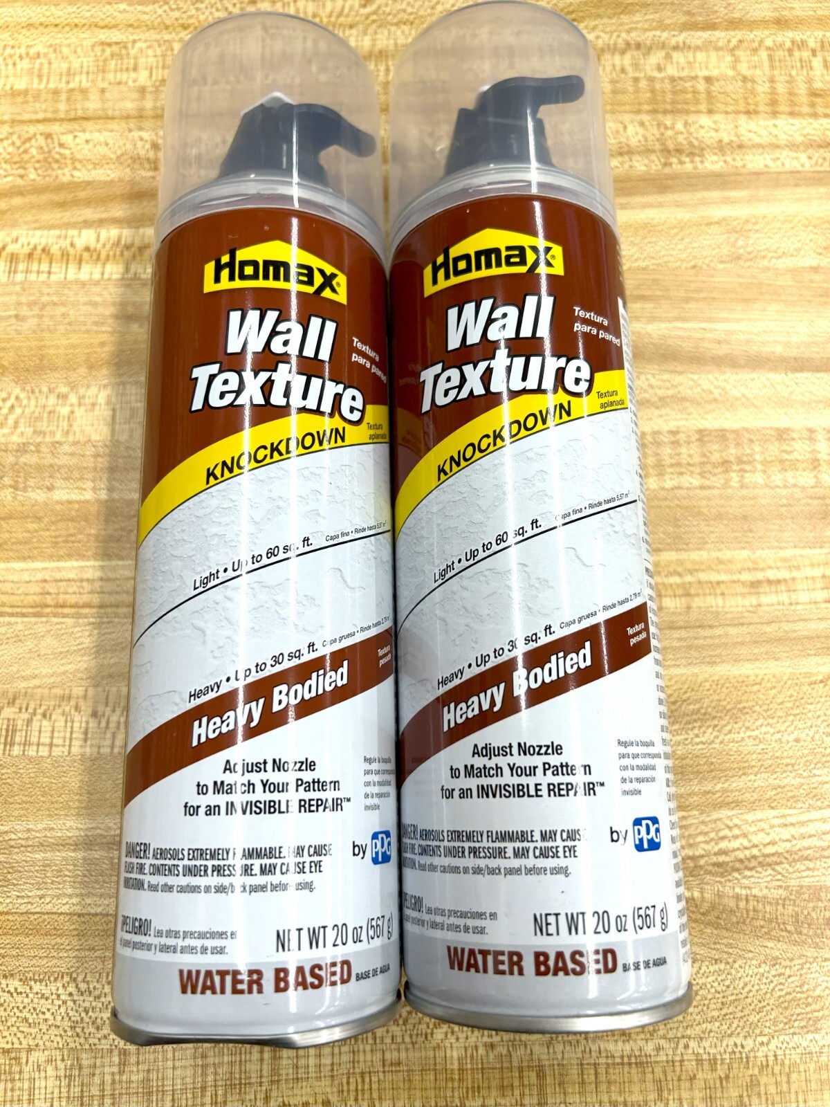 Homax 41072040655 Aerosol Wall Texture, Knockdown, Water Based, 20 oz ...