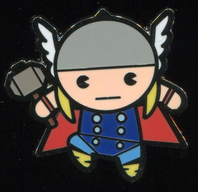 AUTHENTIC Marvel Kawaii Art Collection Mystery Pouch Thor Disney Pin ...