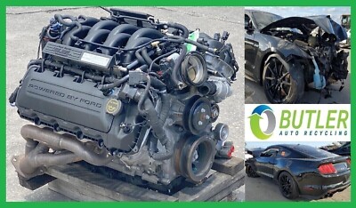 VIDEO! 16' Shelby GT350 34K Mile 5.2L Voodoo Engine Longblock *MNR DMG ...