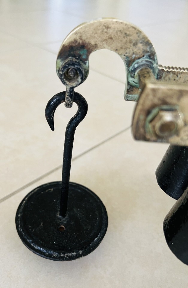 Vintage Fairbanks Iron 2-Toe Crows Foot Double Beam Scale | eBay