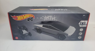 Hot Wheels Tesla Cybertruck and Cyberquad 1:10 Remote Control Car ...