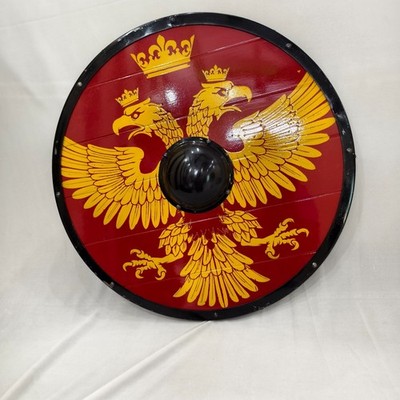 Beautifully Eagle Designed 24'' Medieval Round Battle Armor Heavy Ready ...