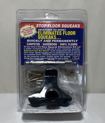 Squeeeeek No More Kit Eliminates Floor Squeaks Quickly & Permanently ...