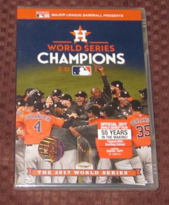 WORLD SERIES MLB CHAMPIONS 2017 HOUSTON ASTROS DVD BRAND NEW FREE ...