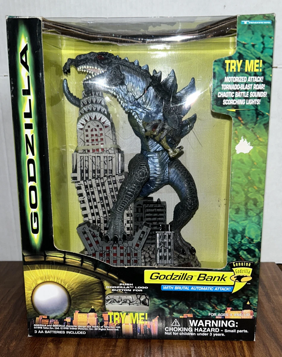 NIB 1998 Living Godzilla With Motorized Attack And Roar, 44% OFF