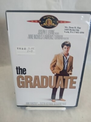 THE GRADUATE DVD MOVIE, DUSTIN HOFFMAN, ANNE BANCROFT, KATHARINE ROSS ...