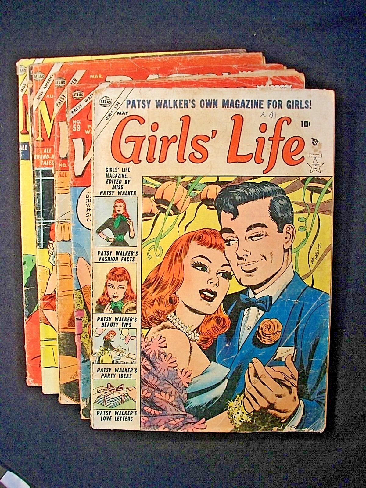 1954-56 Atlas Pub'l PATSY WALKER MISS AMERICA GIRLS' LIFE comic book ...