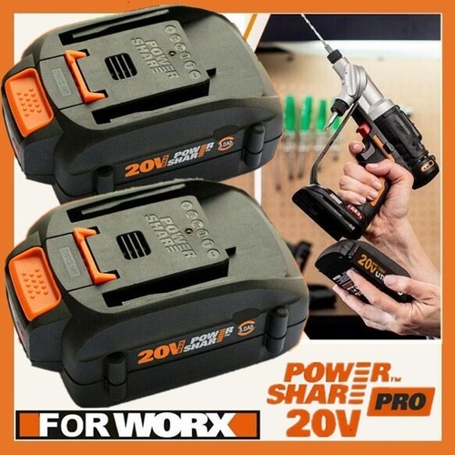 2Pack MAX 20V For WORX WA3525 20V 3.6Ah Max Lithium Battery Power Tools ...