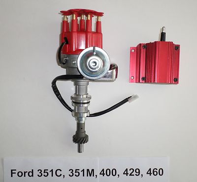 FORD Big Block 351C 351M 400 429 460 RED Small Cap HEI Distributor ...