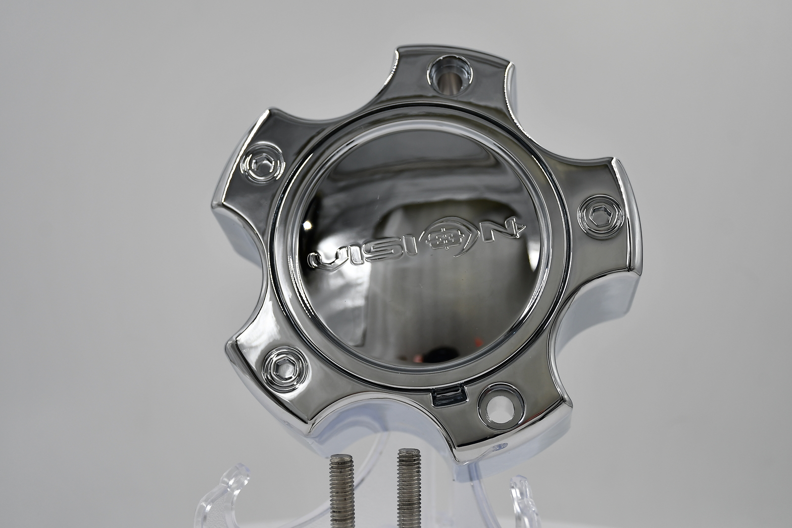 Vision Warrior C375-5CDOC 375 Chrome Wheel Center Cap 5x5.5 5x135 5x150 ...