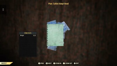 (Xbox) Cultist Adept Hood Plan | eBay