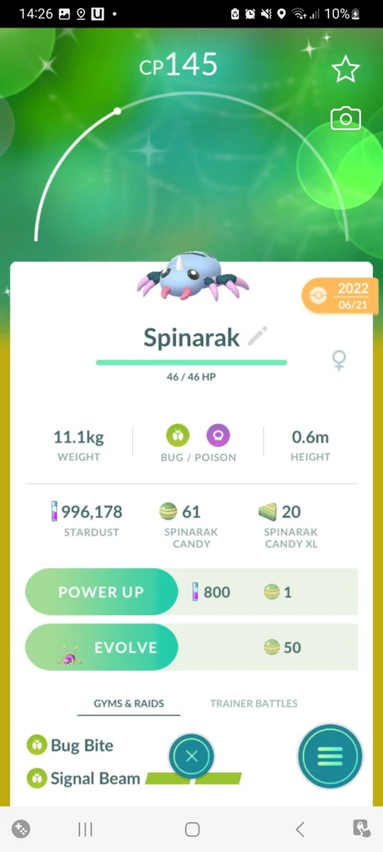 Shiny Spinarak