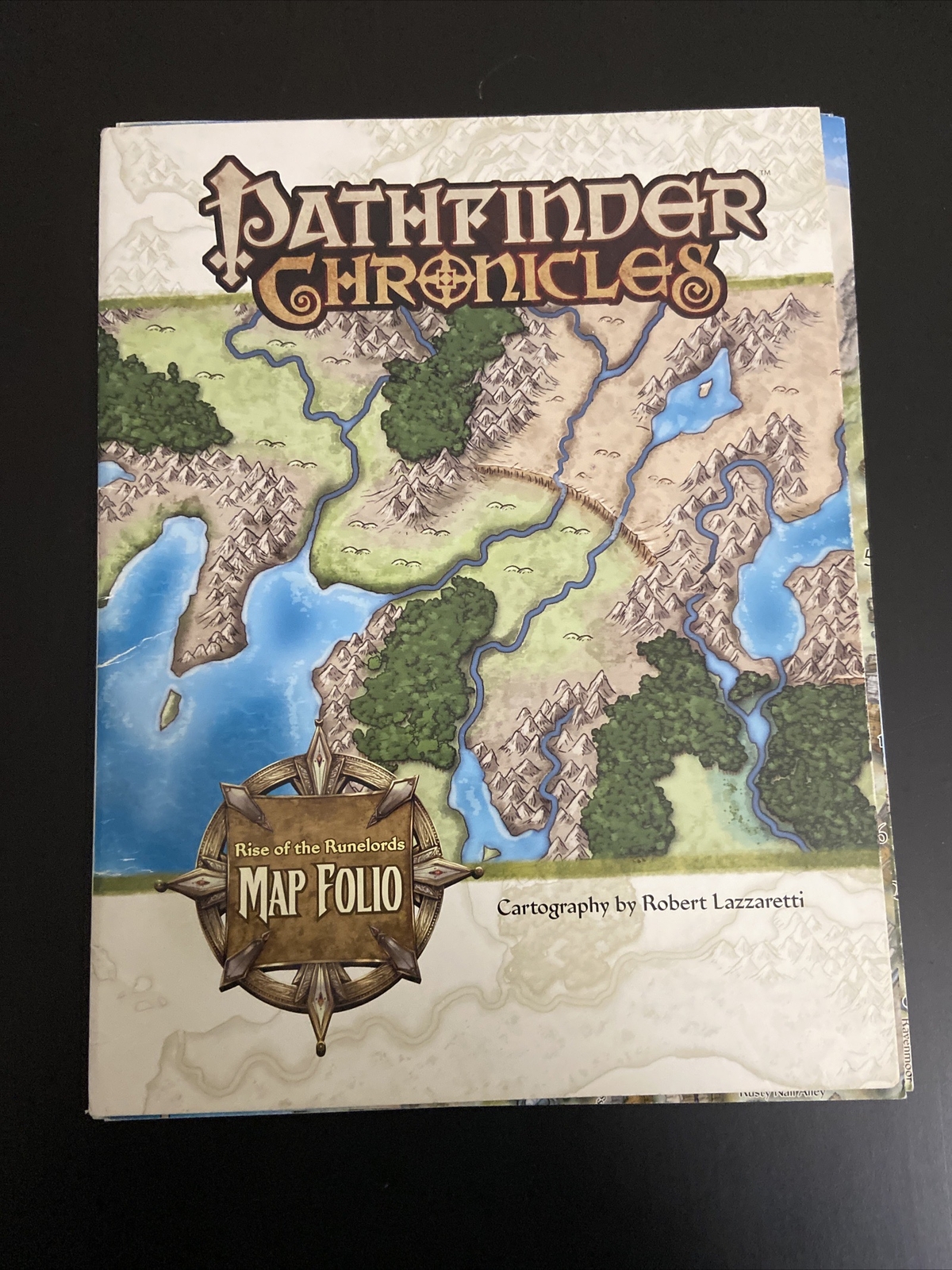 PATHFINDER CHRONICLES RISE OF THE RUNELORDS MAP FOLIO Paizo 2008 ...