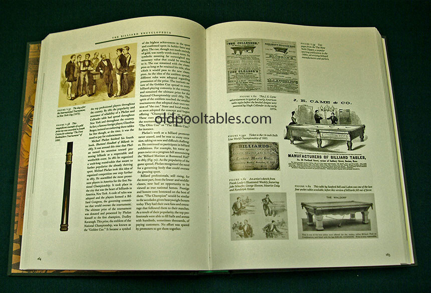 The Billiard Encyclopedia -- Brand New -- Shows Antique Pool Tables | eBay