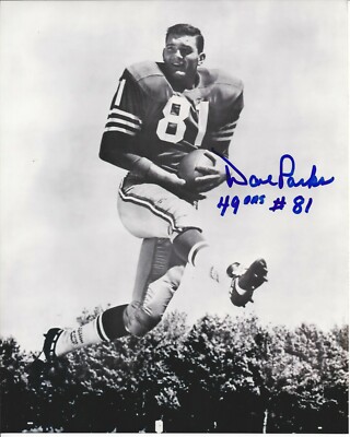 Dave Parks autographed 8x10 San Francisco 49ers Deceased #2 | eBay