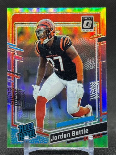 Jordan Battle Silver Holo Rated Rookie RC 2023 Optic Card 221 ...