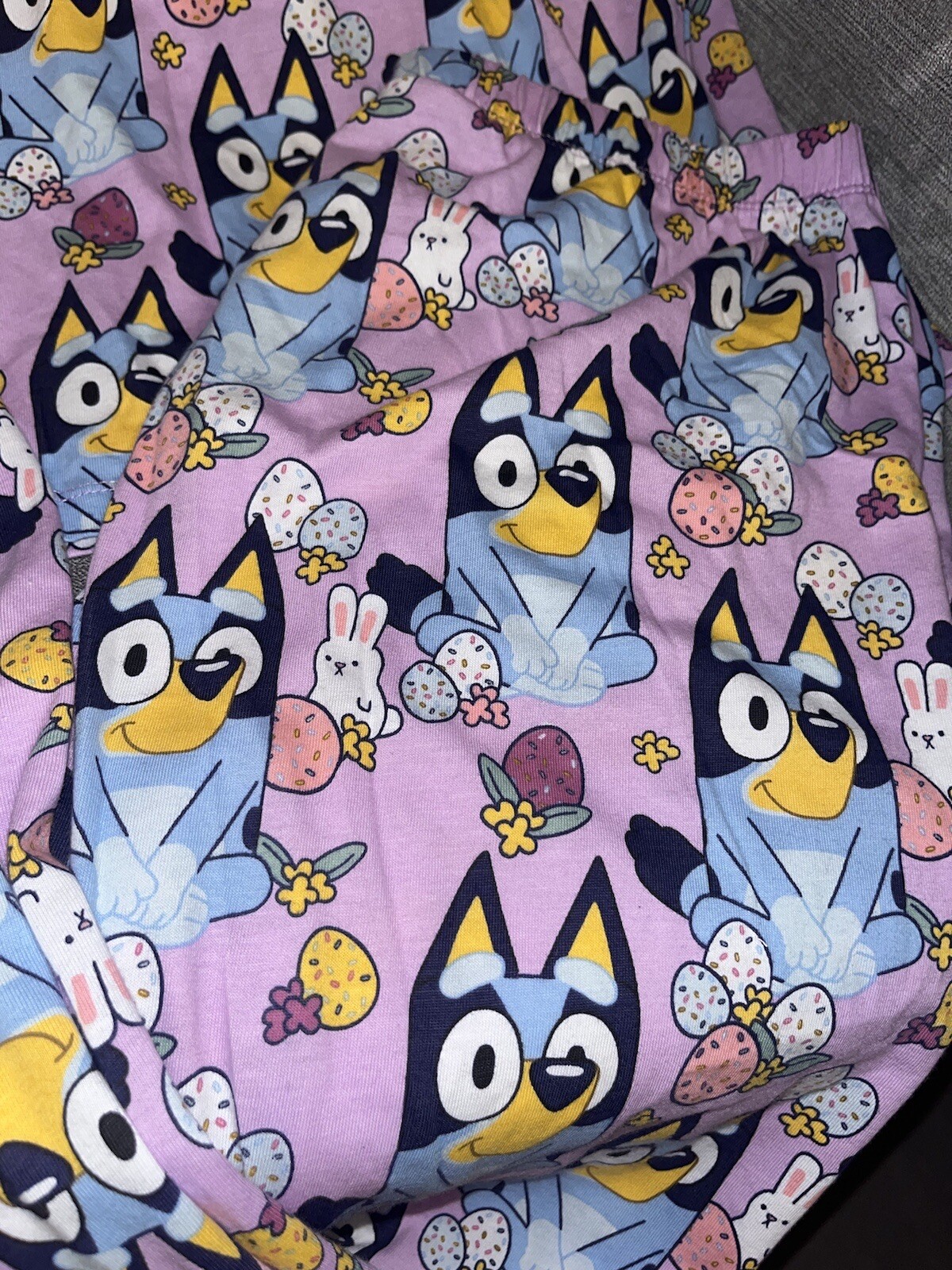 Bluey Adult Women’s size (S) Small Winter Pjs Pyjamas Bunnies Easter ...