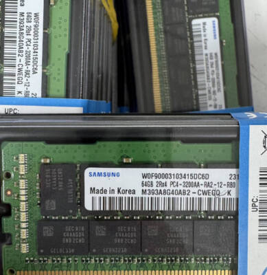 64GB DDR4 Samsung REG 2RX4 PC4-3200AA SNPP2MYXC/64G ECC RDIMM Server ...