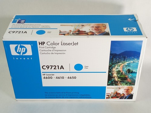 New HP LaserJet 4600/4610/4650 C9721A Cyan Toner Cartridge | eBay