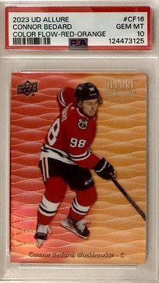 Connor Bedard (RC) 2023-24 Upper Deck Allure Color Flow Red Orange #CF ...