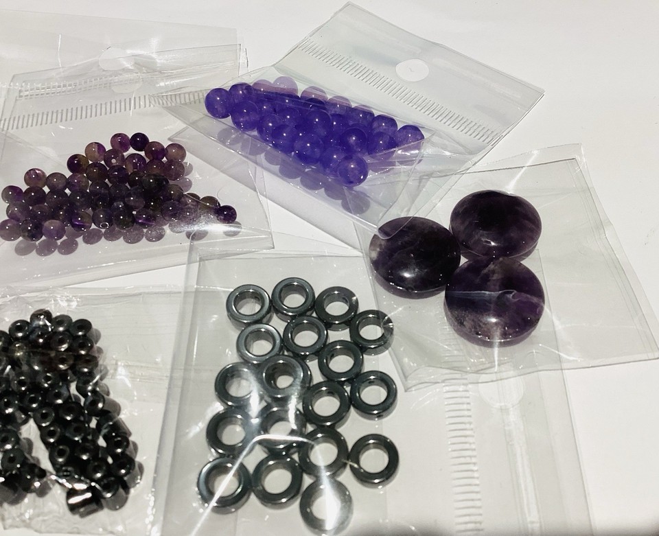 SEMI PRECIOUS MIX BEADS FOR JEWELLERY MAKING BARGAIN NEW JOB LOT AA ...