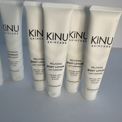 Kinu Haircare & Bodycare Travel Lot Shampoo Conditioner Soap Lotion 1. ...