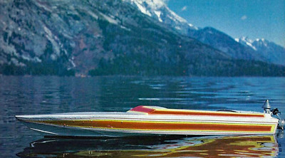 1/8 Scale Schiada 20 SS Racing Ski Boat 30" RC Model Race Boat Plans ...