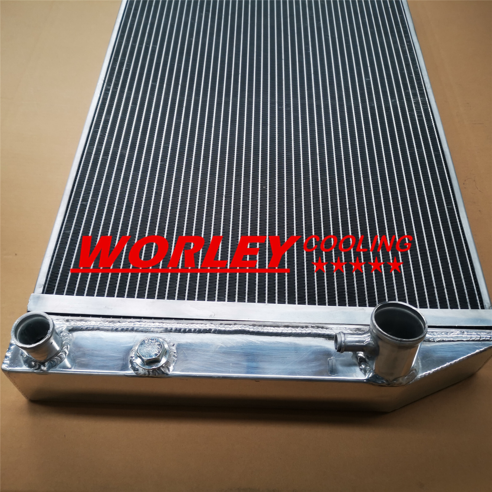 aluminum radiator 62MM FOR Jaguar Coupe XJS V12 / XJ12 HE 5.3/6.0L 1976 ...