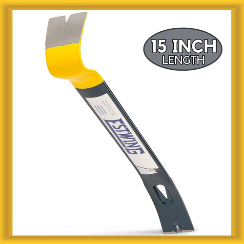ESTWING HB-15 Handy Bar Nail Puller 15" Pry Bar w/ Wide Thin Blade ...