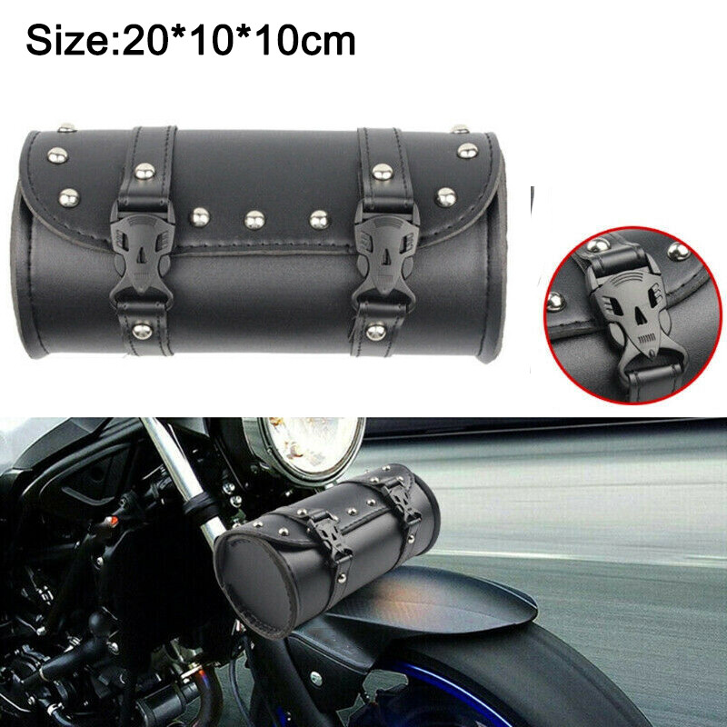 Motorcycle Front Fork Tool Bag Pouch SaddleBag For V-Rod Fatboy Lo Fat ...