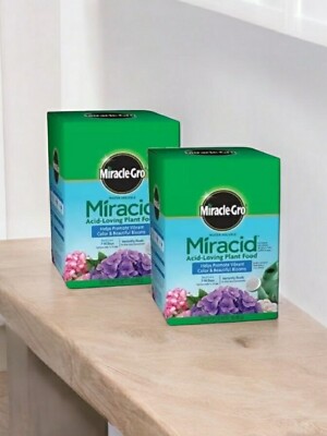 Miracle-Gro Water Soluble Miracid Acid-Loving Plant Food, 1lb, 2 Pack ...