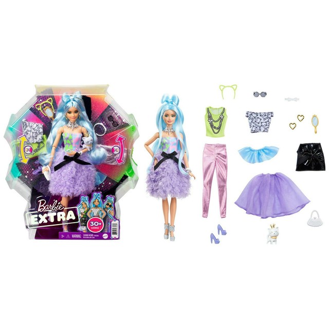 Barbie Extra Doll 2021 Blue Hair Gyj69 30 Looks for sale online | eBay