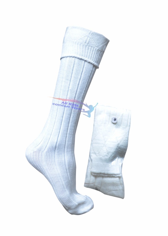 Mens 65% Wool Blend Traditional Long Hose Kilt Socks USA Seller | eBay