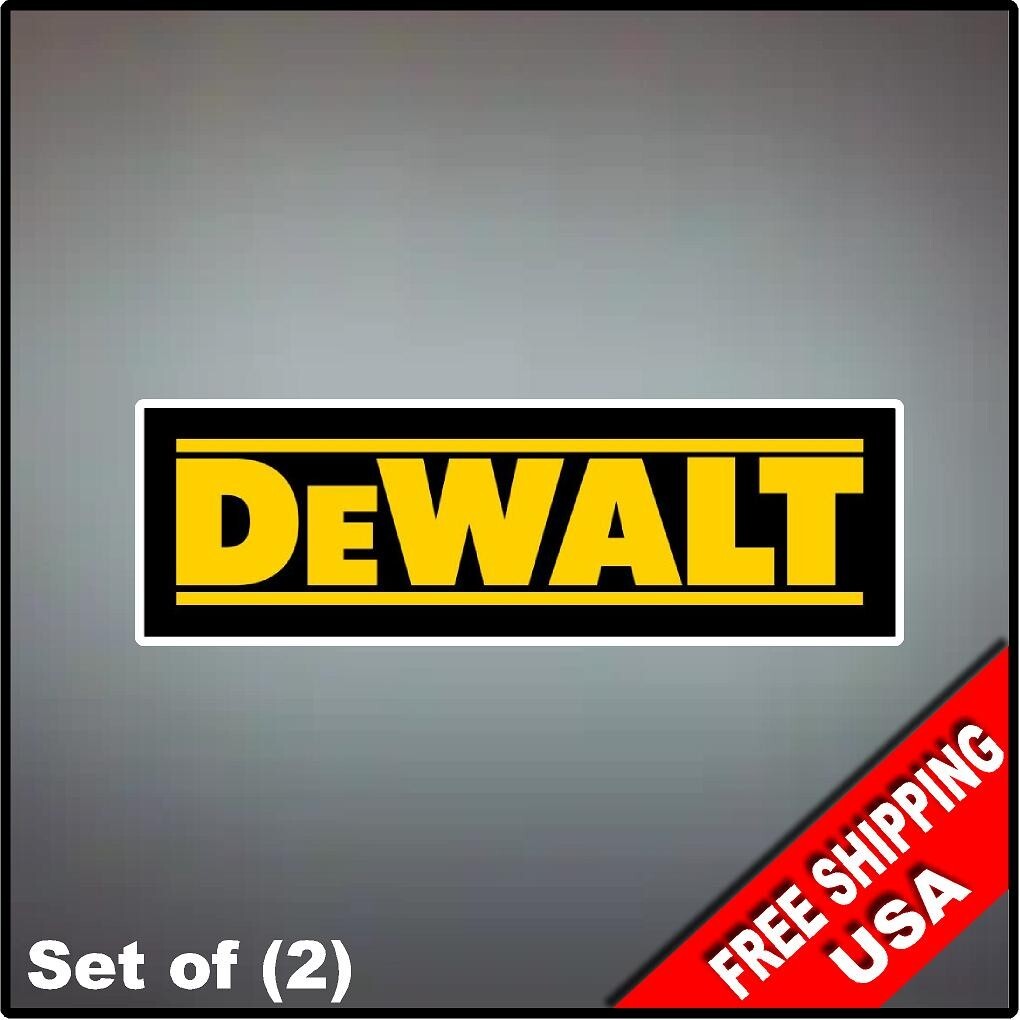 Dewalt Tools 8" x 2.6" Decal Sticker Vinyl Logo | eBay