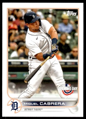 2022 Topps Opening Day Miguel Cabrera Detroit Tigers #93 | eBay