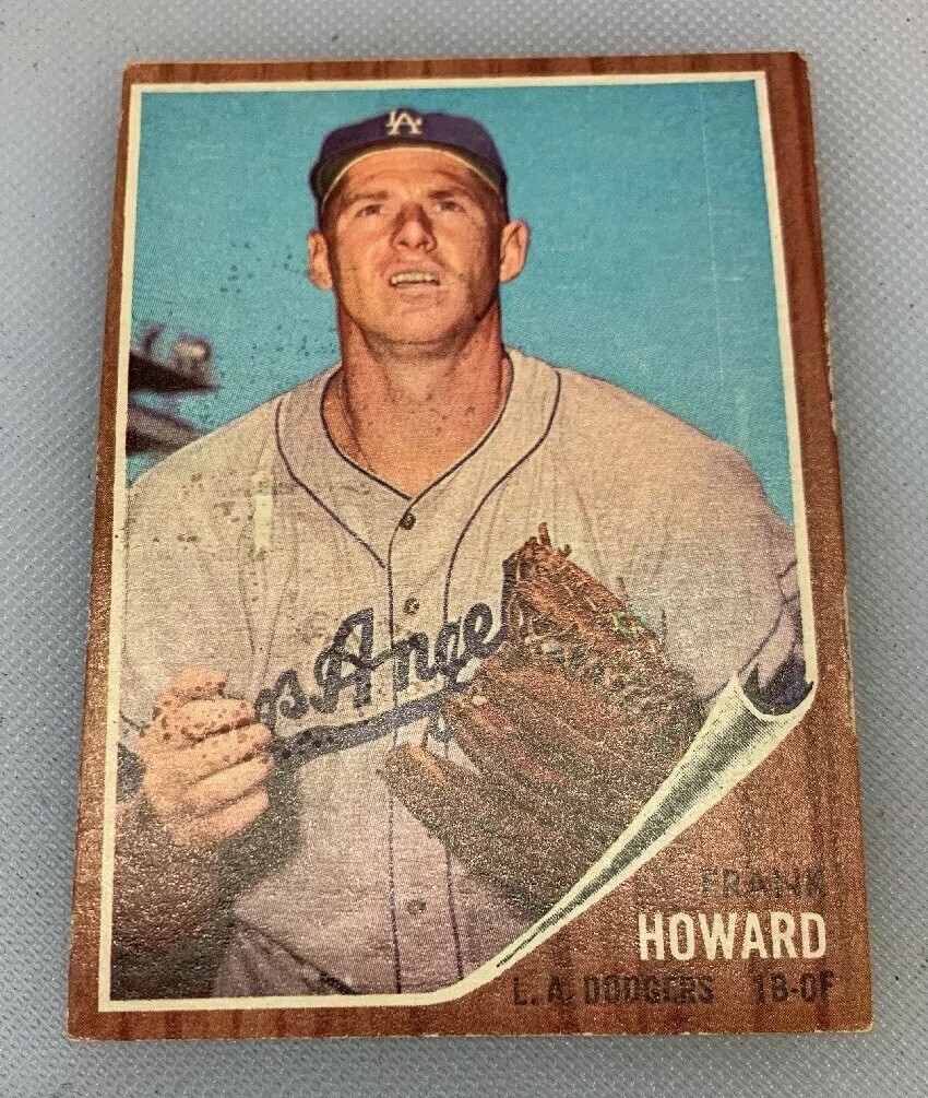 1962 Topps # 175 Frank Howard Baseball Card Los Angeles Dodgers LA | eBay