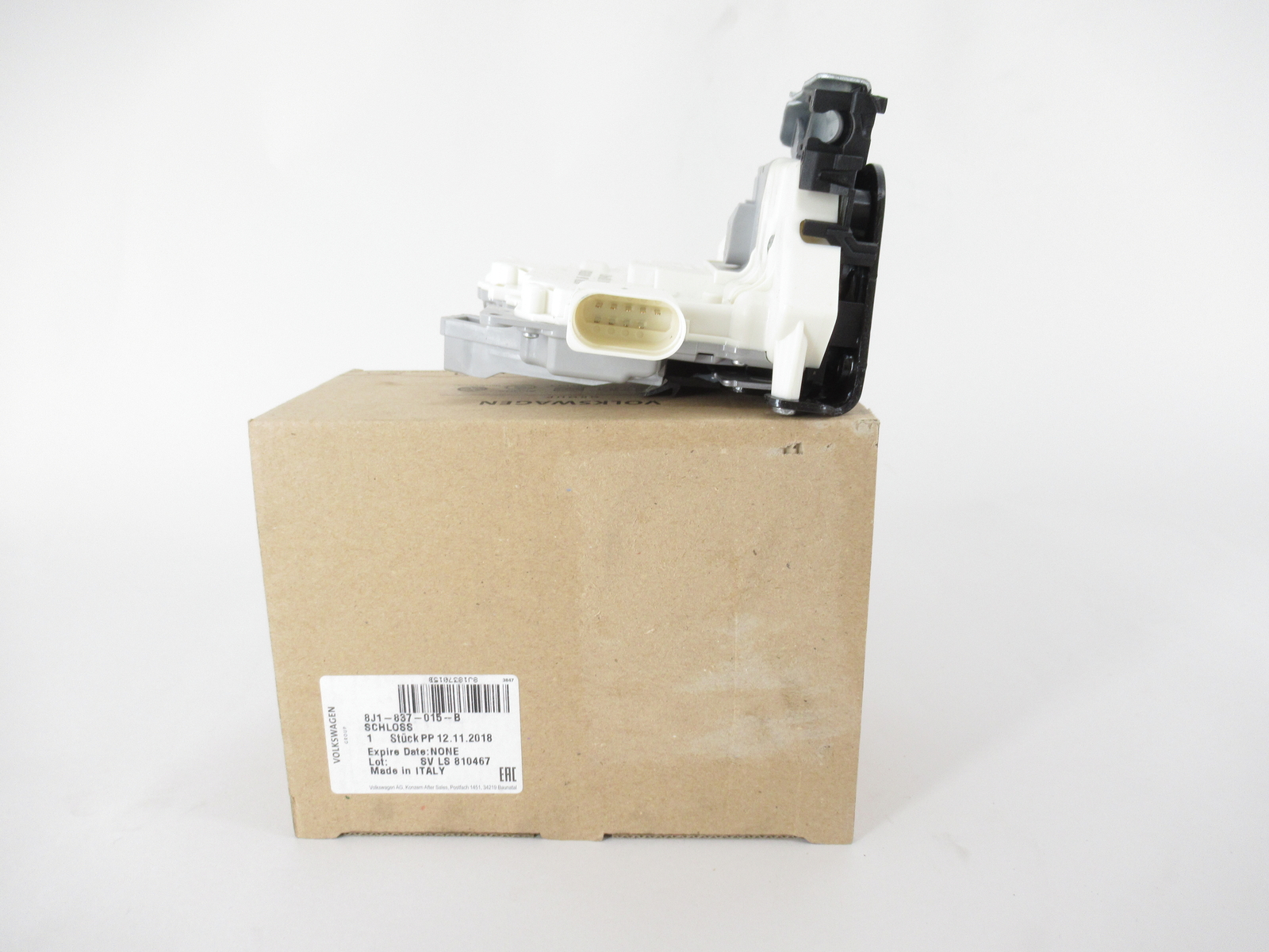 Genuine OEM Volkswagen Audi 8J1-837-015-B Driver Front Door Lock ...